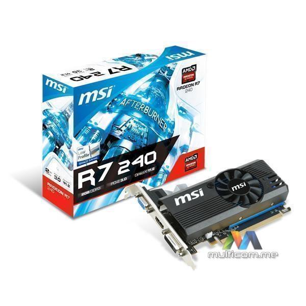 MSI VGA MSI R7 240-2GD3/LP - Multicom Retail Podgorica