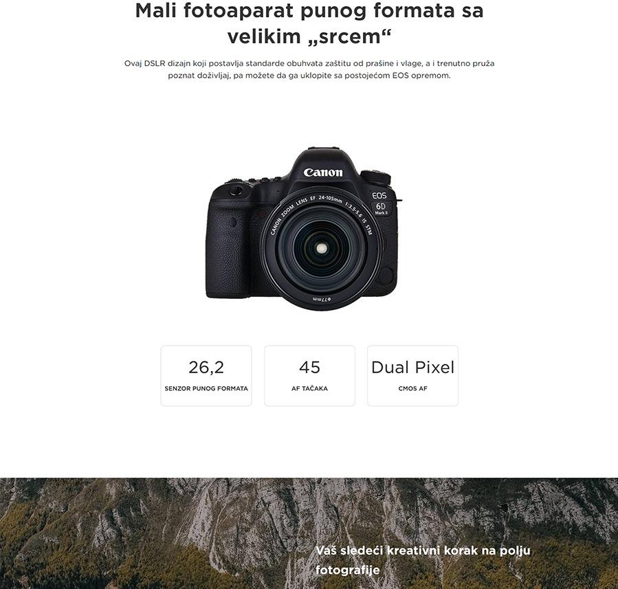 Canon EOS 6D MARK II 24-105mm - Multicom Retail Podgorica