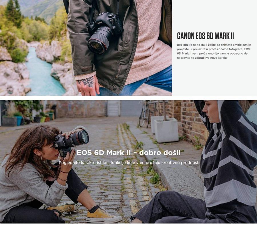 Canon EOS 6D MARK II 24-105mm - Multicom Retail Podgorica