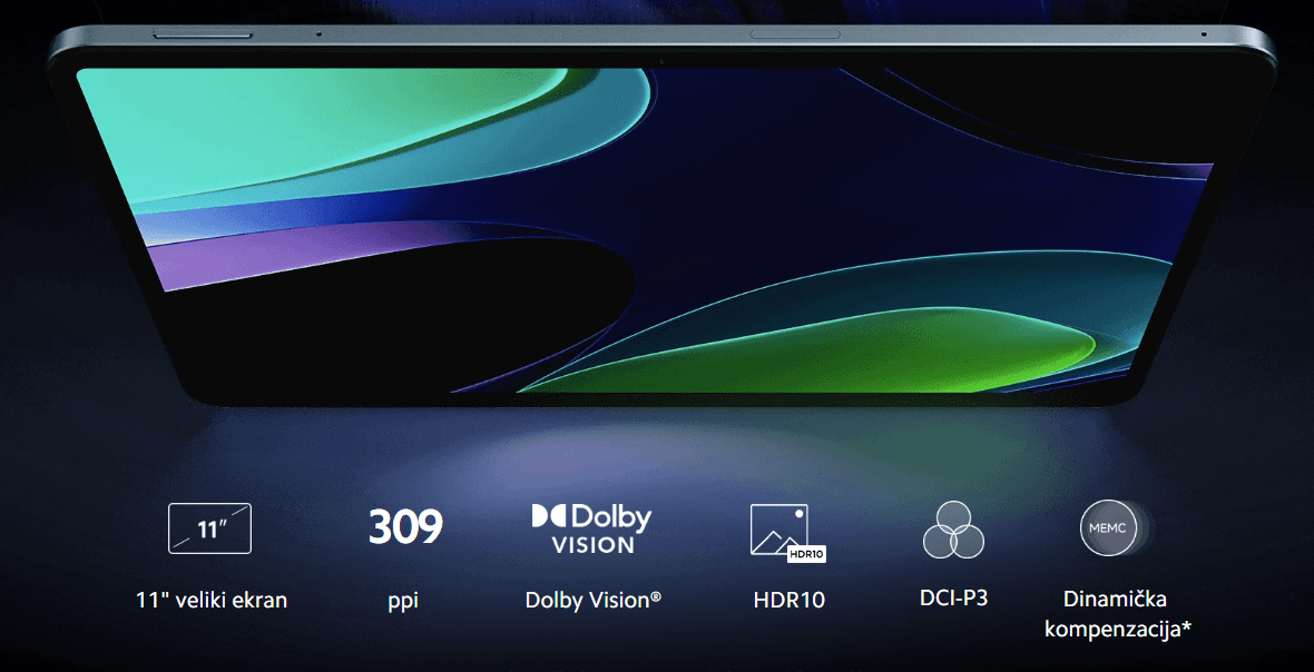 Xiaomi Pad 6 6GB 128GB (Gravity Grey) - Multicom Retail Podgorica